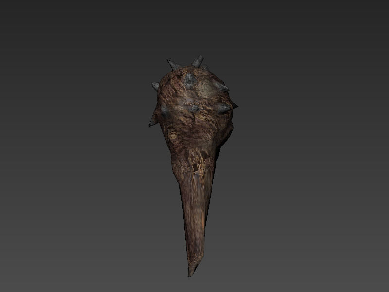 3D model Wooden cudgel | CGTrader