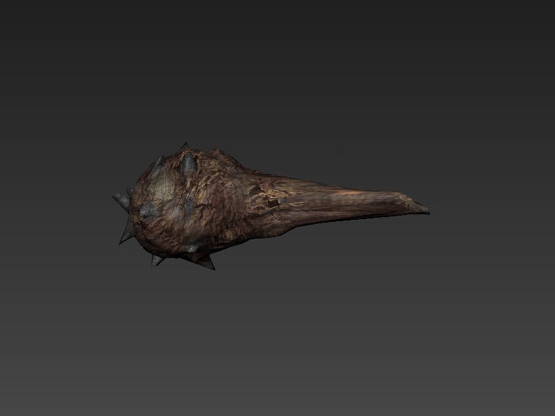 3D model Wooden cudgel VR / AR / low-poly | CGTrader