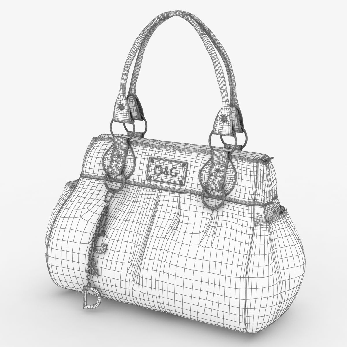 Ladies Hand Bag 02 3D model | CGTrader