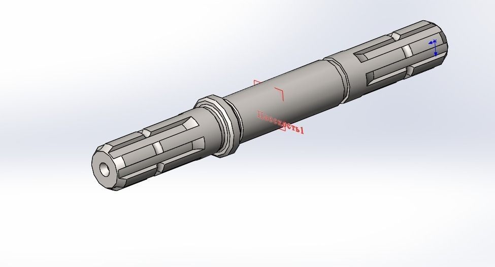 part Shaft 3D model | CGTrader