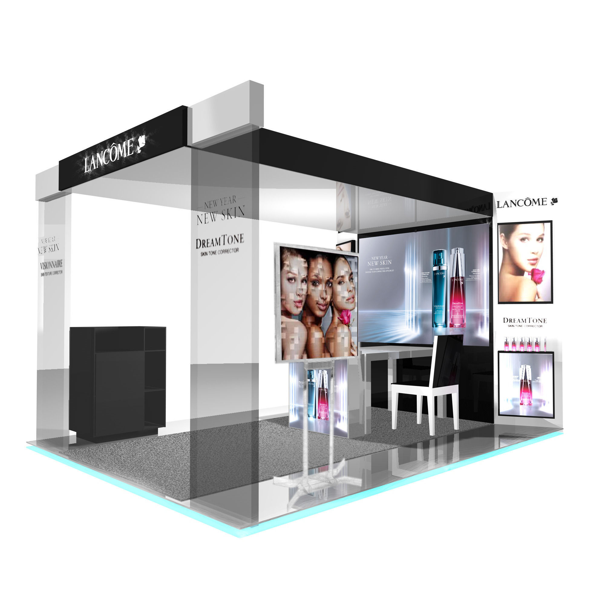 Stand of Lancome 3D model | CGTrader