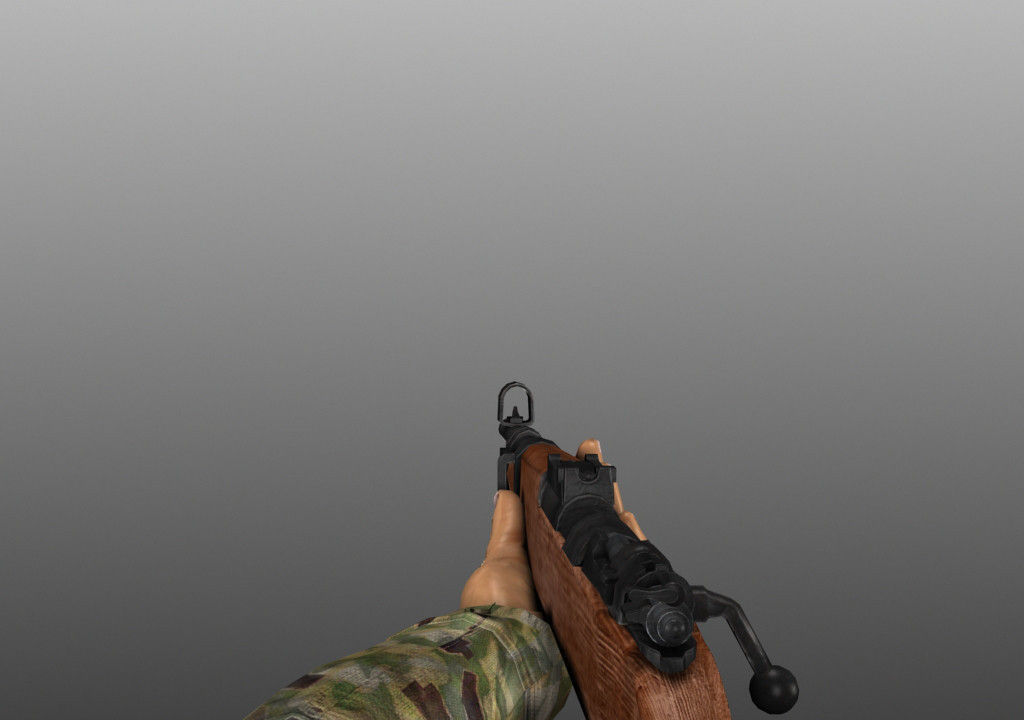 WWII Animated Weapons and Arms 3D model | CGTrader