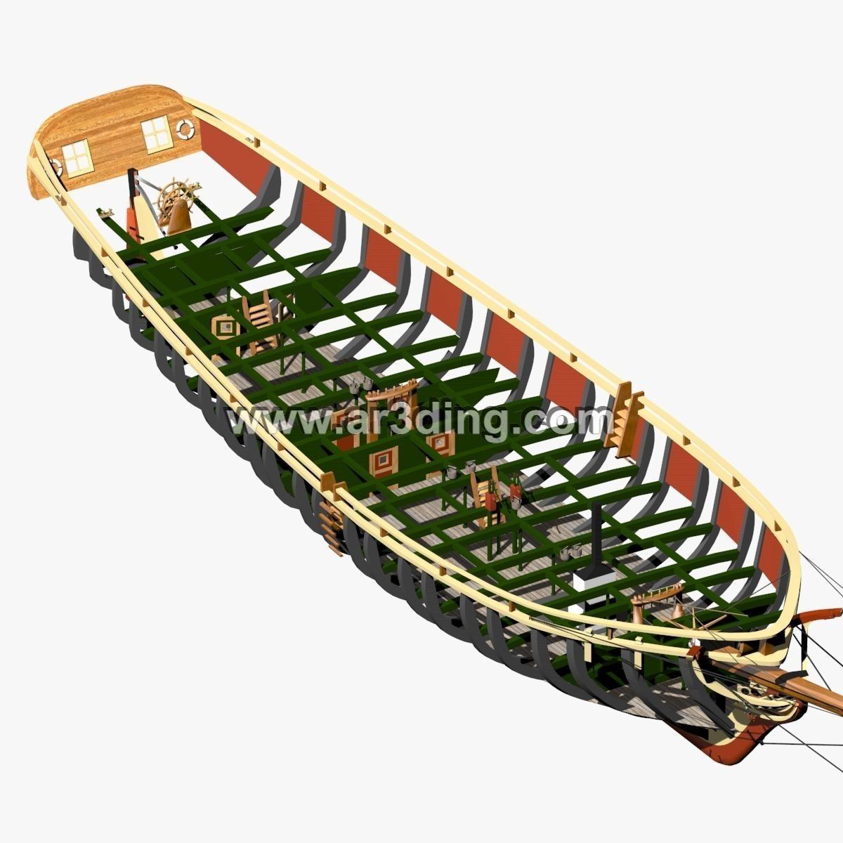 US Navy Brig Eagle 3D model | CGTrader
