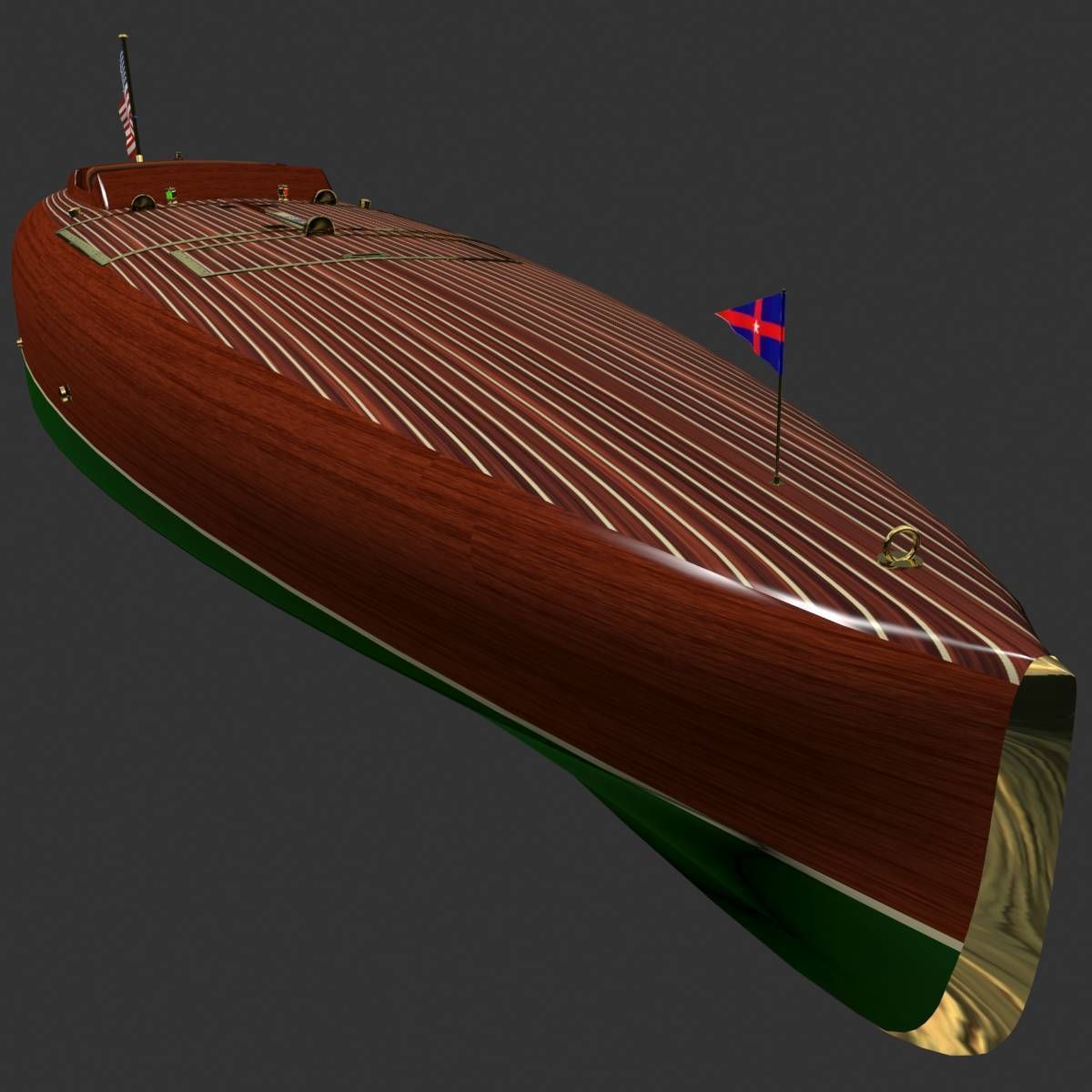 Baby Bootlegger G5 Hull Only 3D model | CGTrader