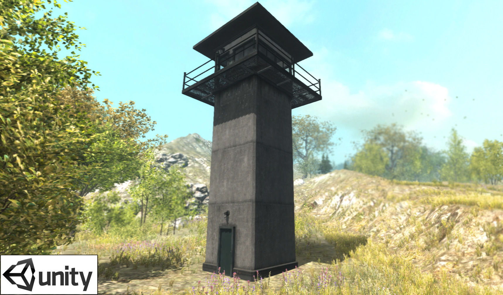 3D model Prison Tower VR / AR / low-poly | CGTrader