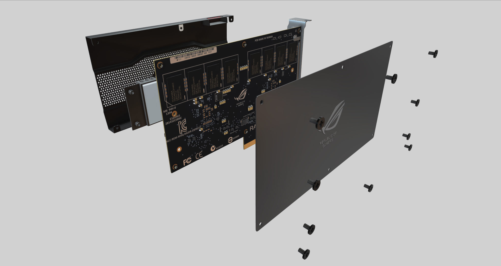 3D model Asus Rog Raider Express VR / AR / low-poly | CGTrader