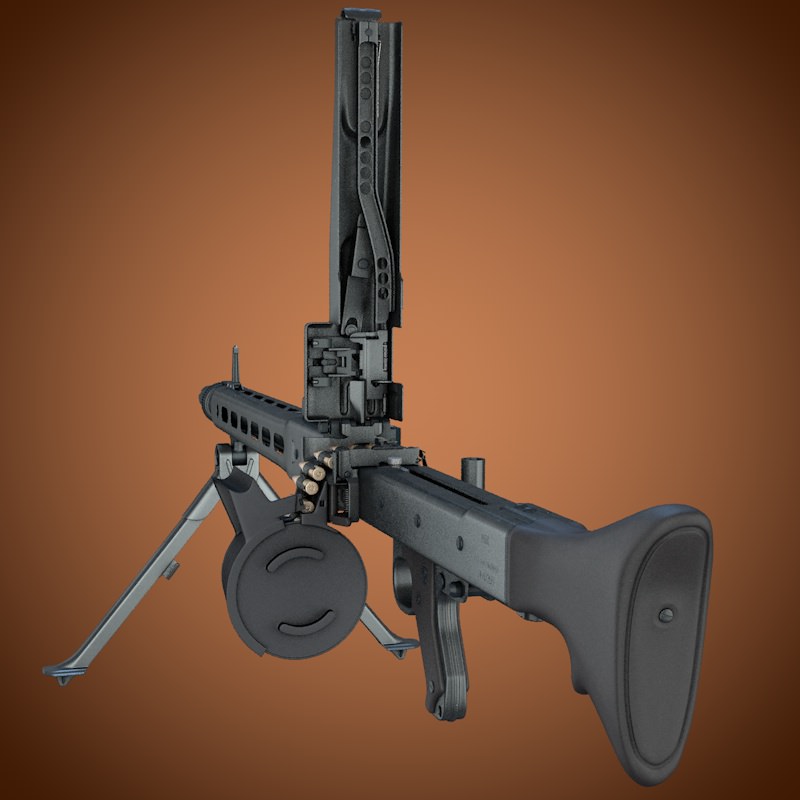 MG3 machine gun 3D model | CGTrader