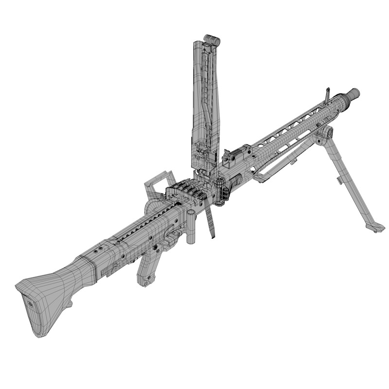 MG3 machine gun 3D model | CGTrader