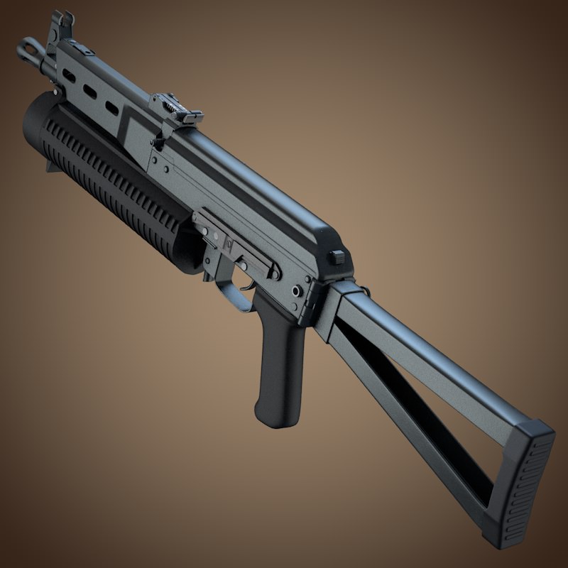 PP 19 Bizon SMG 3D model | CGTrader