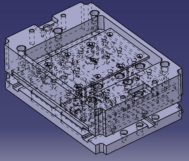 Shear mold with 4 stations free 3D model | CGTrader