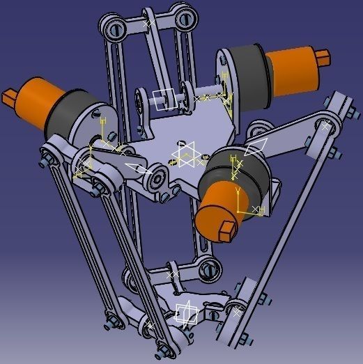 Delta Robot free 3D model | CGTrader