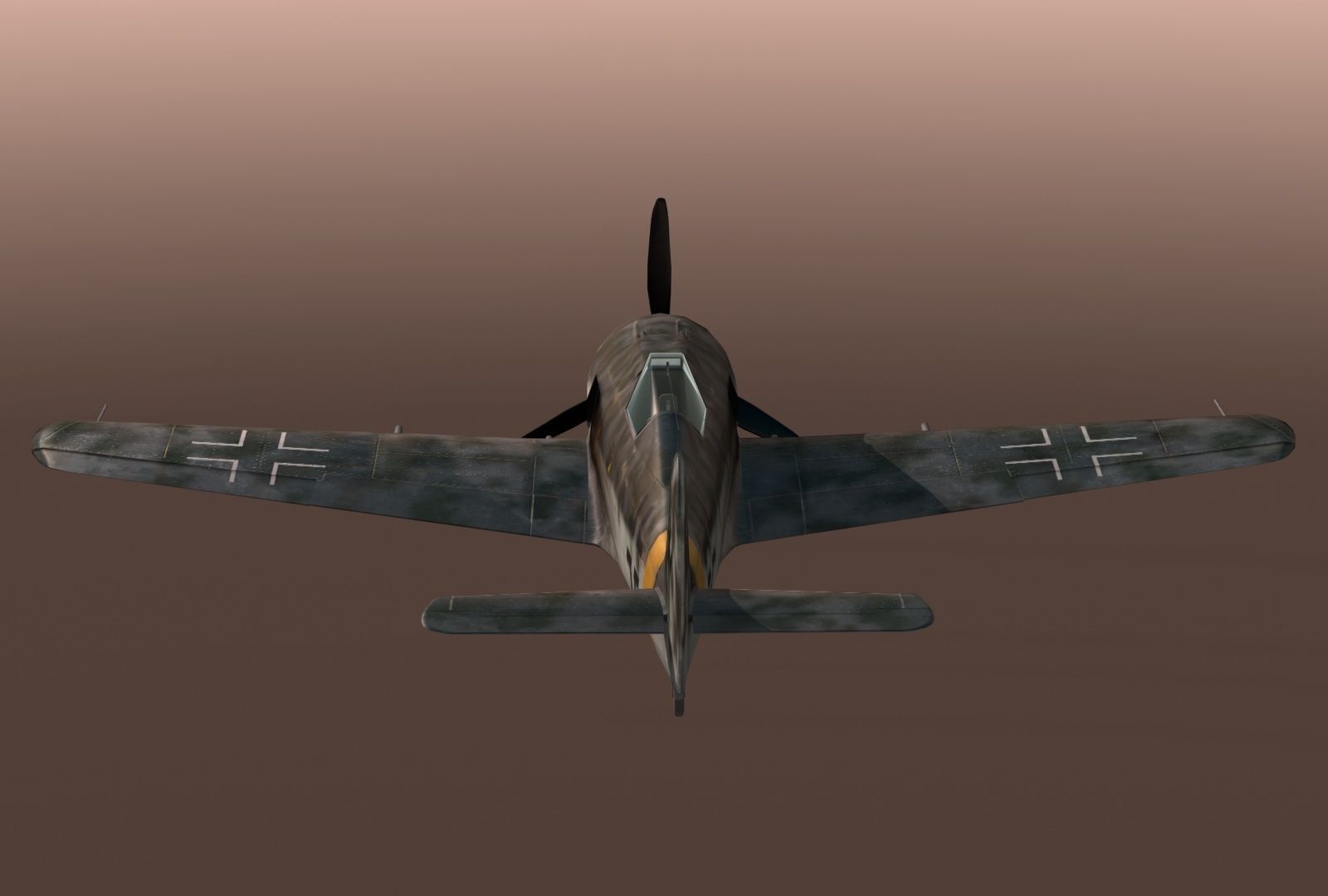 3D model Focke Fulf FW-190 VR / AR / low-poly | CGTrader