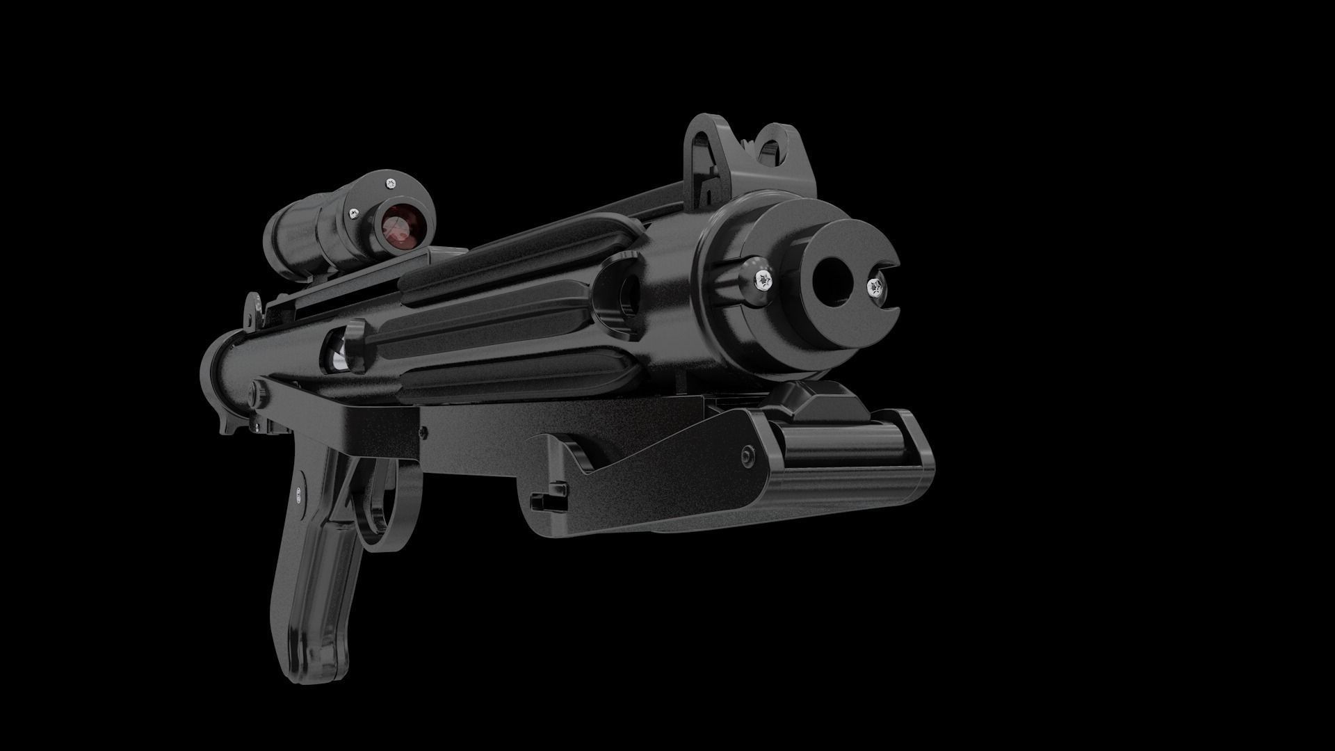 E11 Imperial stormtrooper blaster 3D model | CGTrader
