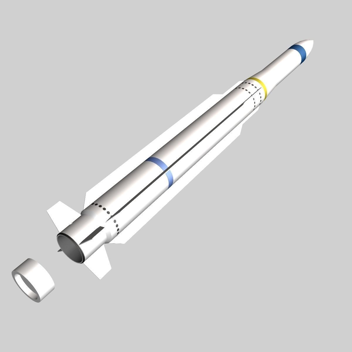 RIM-162 ESSM Missile 3D model | CGTrader