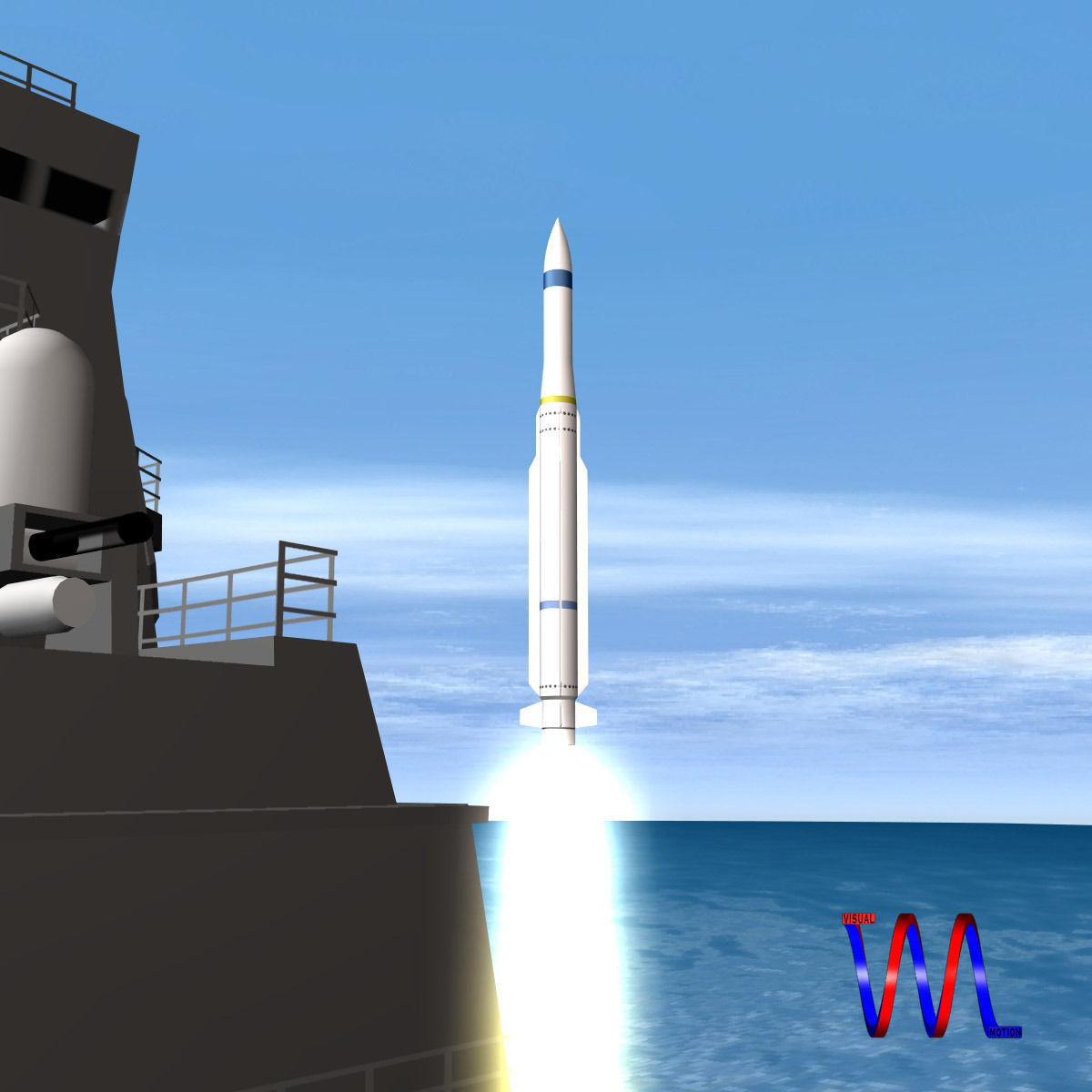 RIM-162 ESSM Missile 3D model | CGTrader