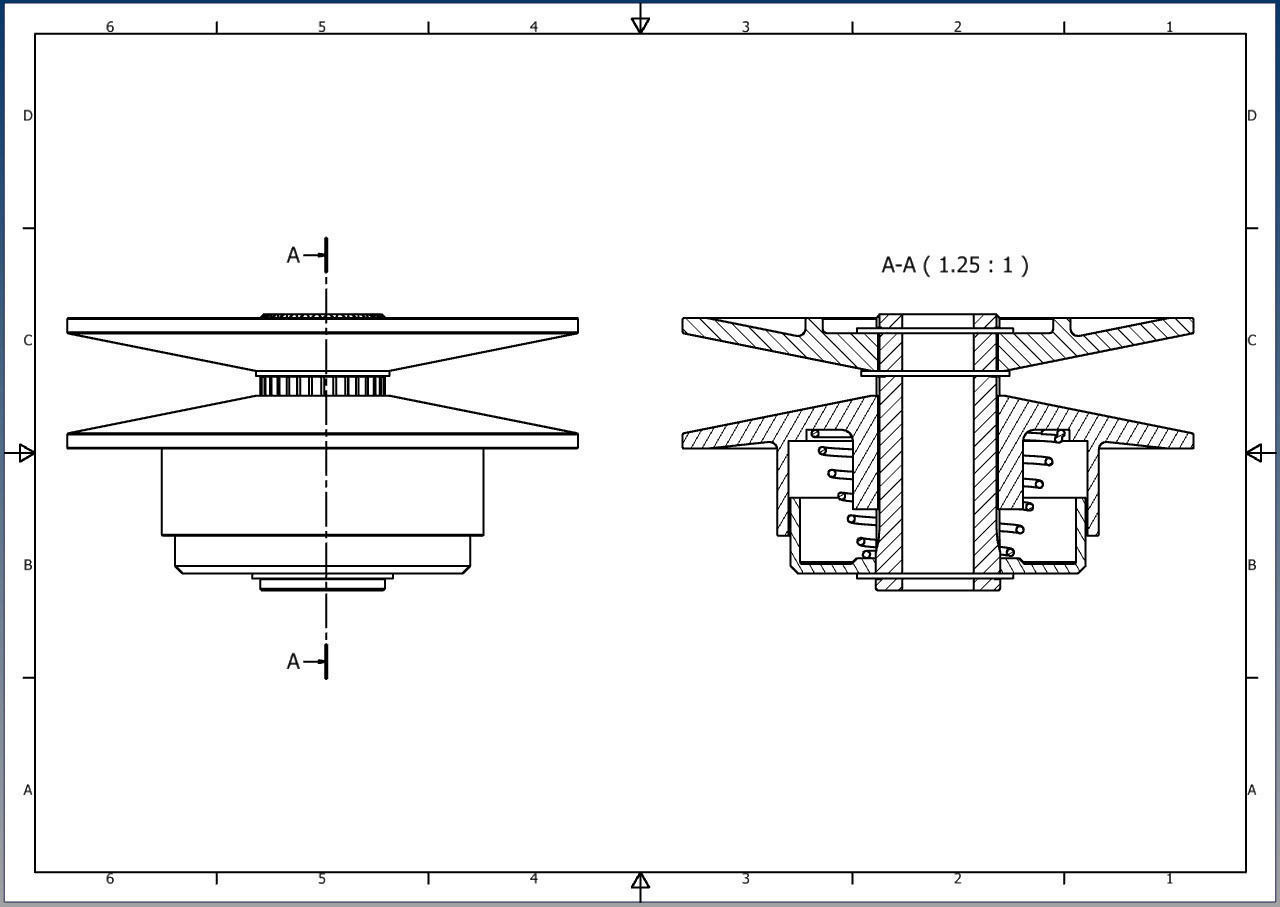 Variable Pulley - Spring Mechanism 3D model | CGTrader