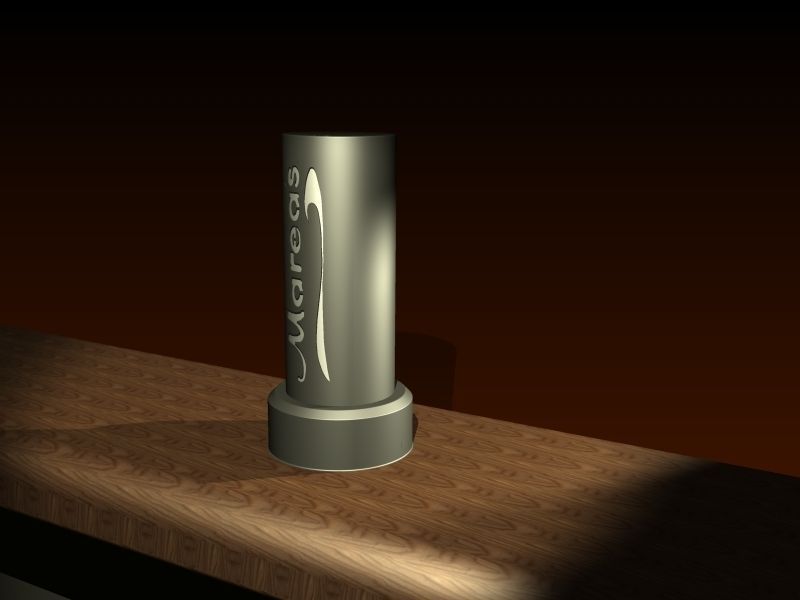 Rotating Ad Cylinder free 3D model | CGTrader