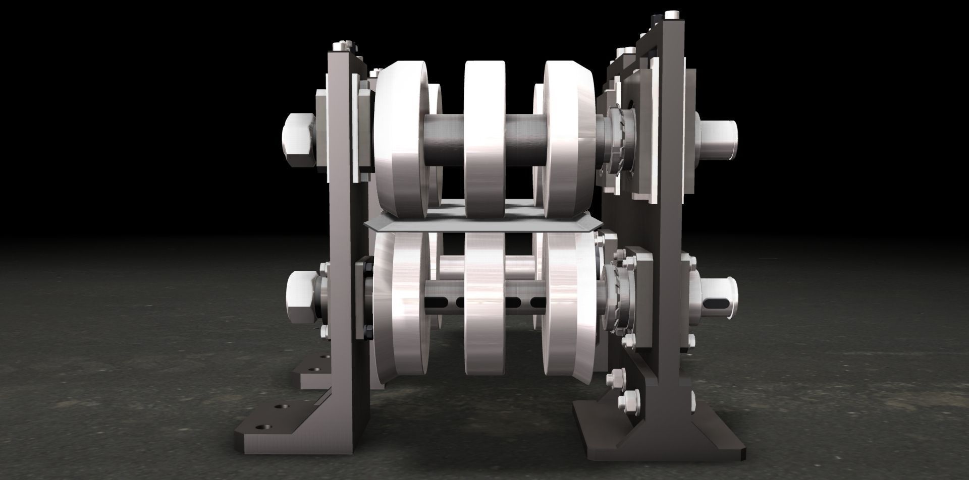 Roll Forming Mill First two Passes 3D model | CGTrader