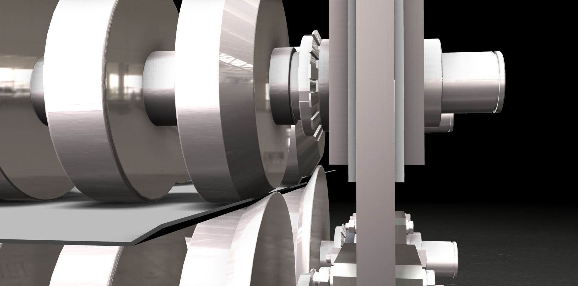 Roll Forming Mill First two Passes 3D model | CGTrader