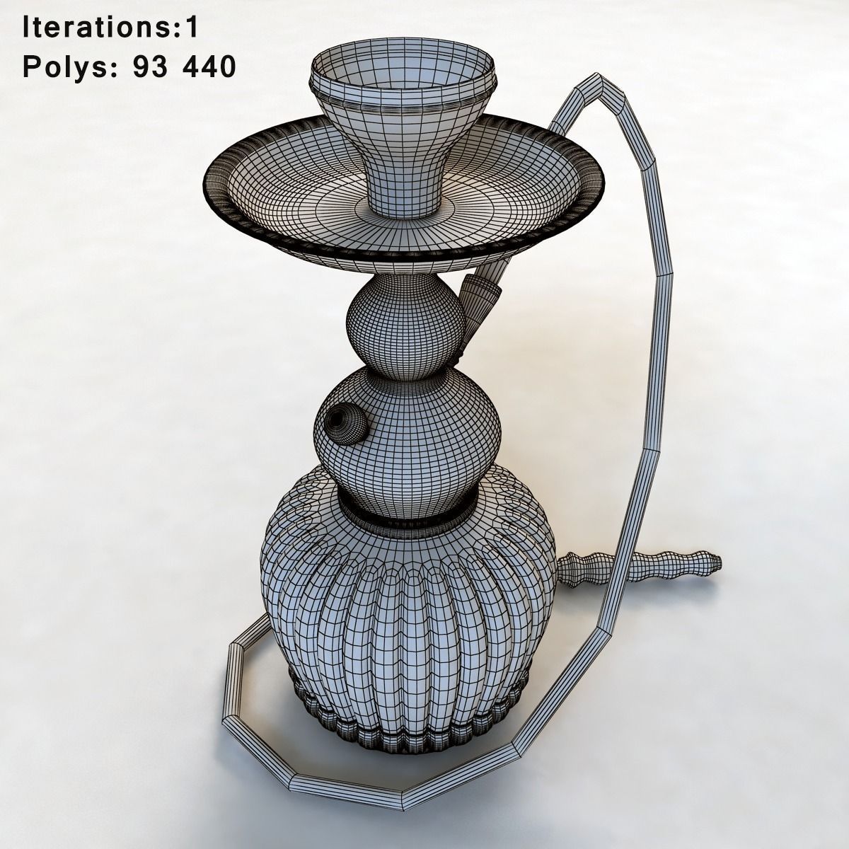 Hookah 3D model | CGTrader