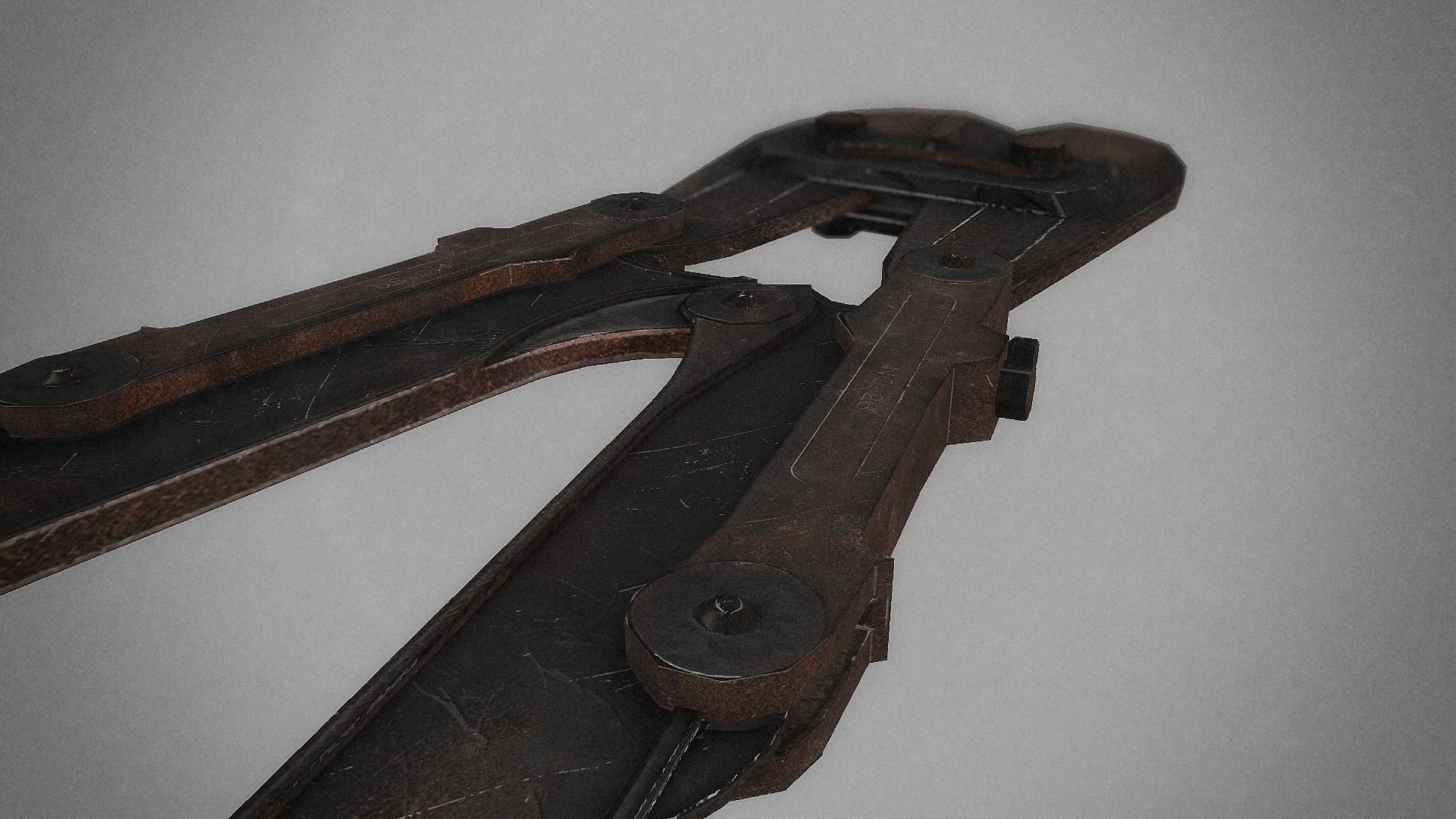 Rusty Bolt cutter 3D model | CGTrader