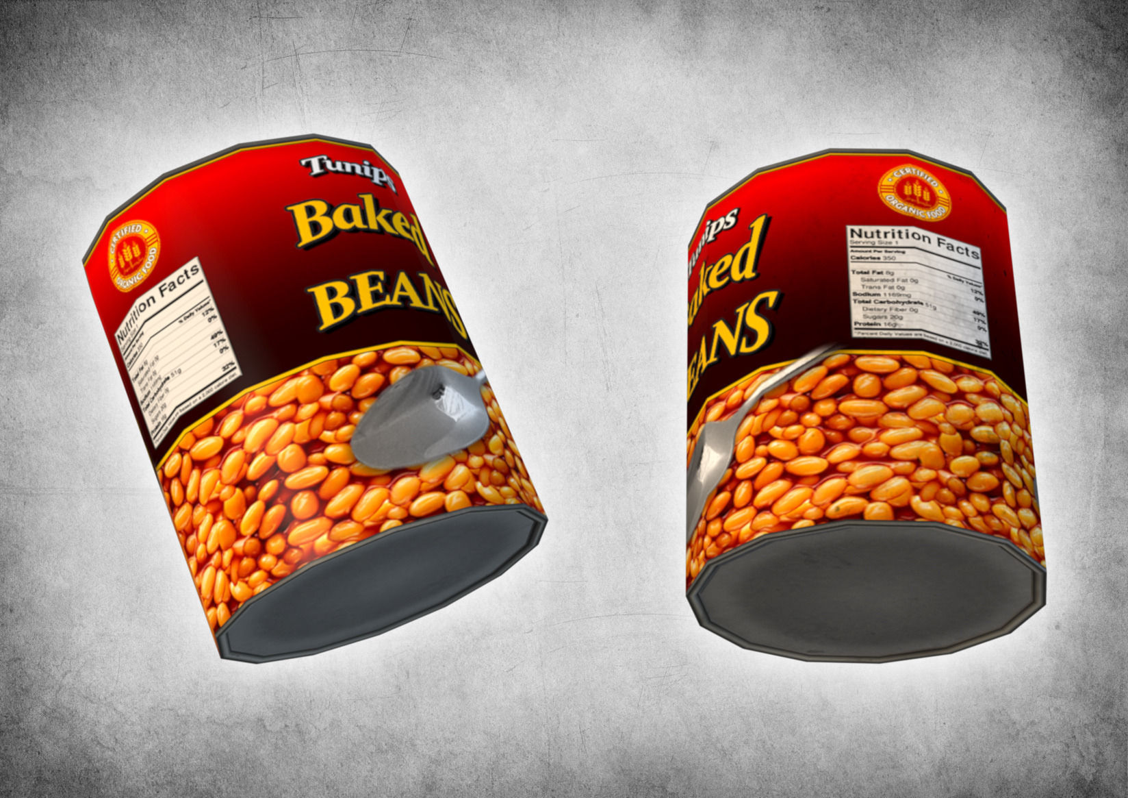 3D model Canned Beans VR / AR / low-poly | CGTrader