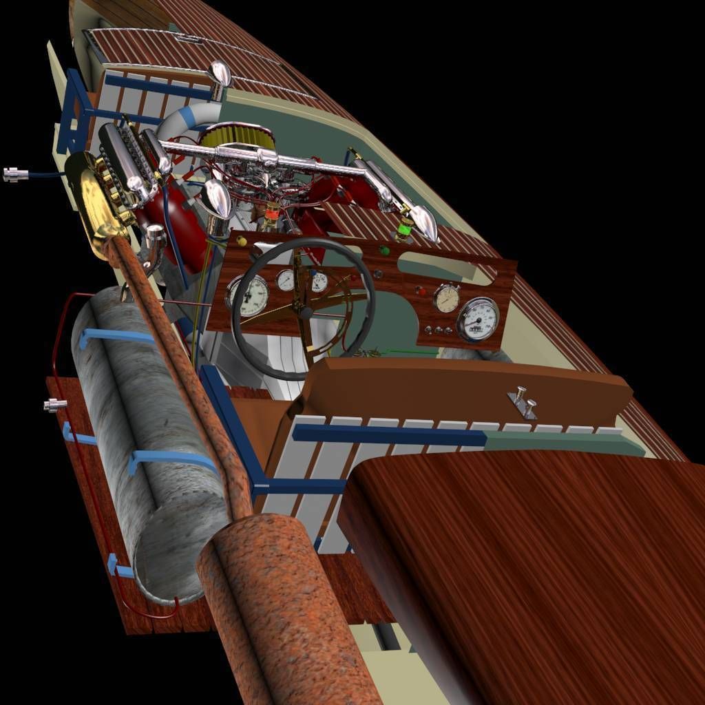 Baby Bootlegger G5 Speed Boat 3D model | CGTrader