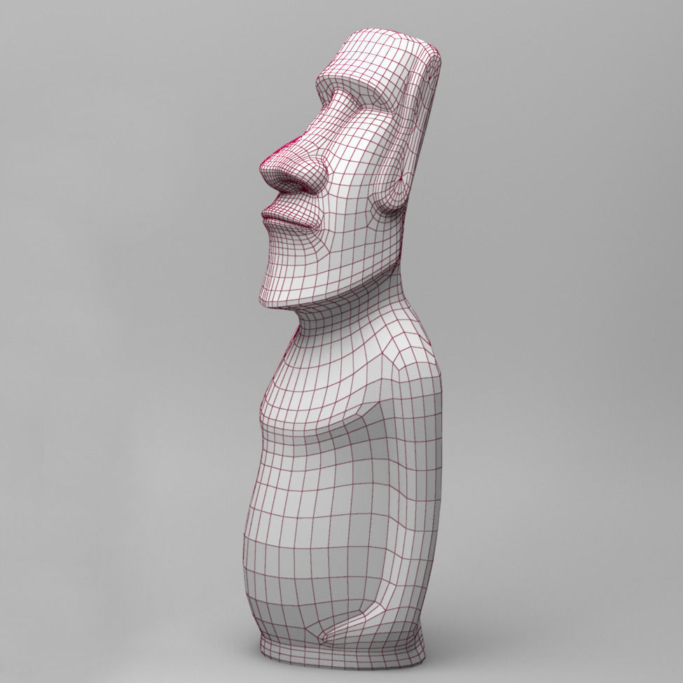 Easter Island Moai Statue 3D model | CGTrader