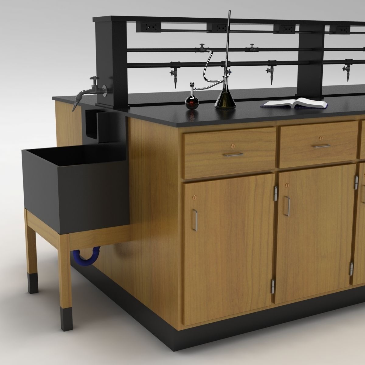 3D model Laboratory Table 01 VR / AR / low-poly | CGTrader