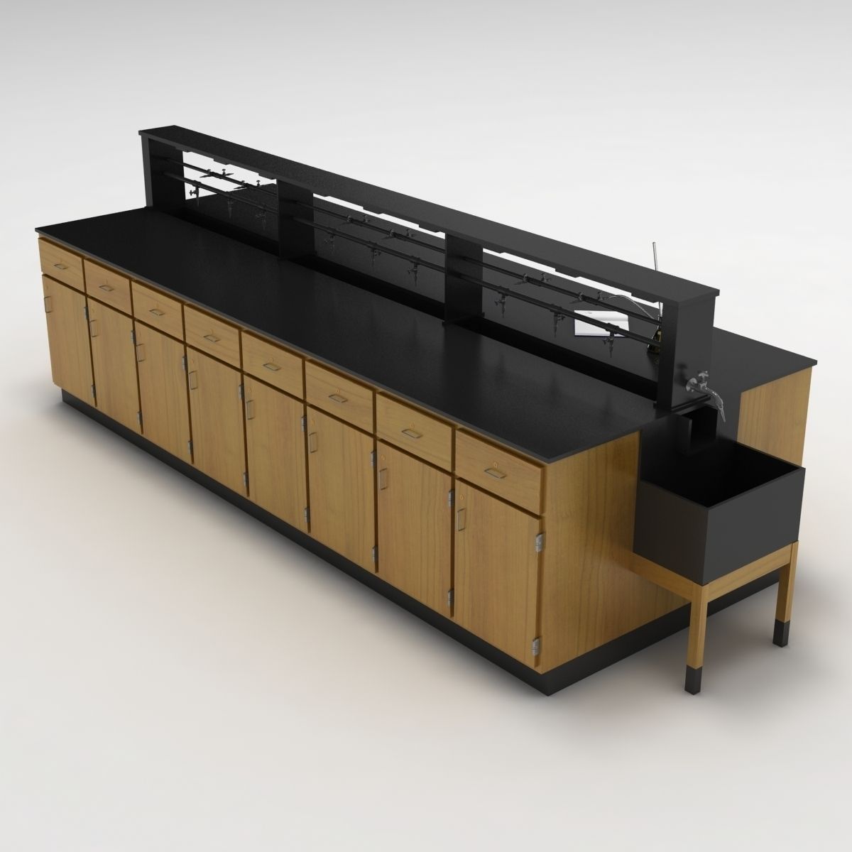 3D model Laboratory Table 01 VR / AR / low-poly | CGTrader