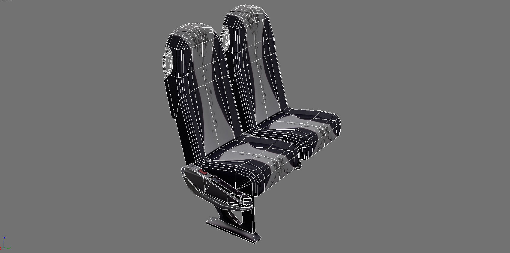 3D model Bus chair VR / AR / low-poly | CGTrader