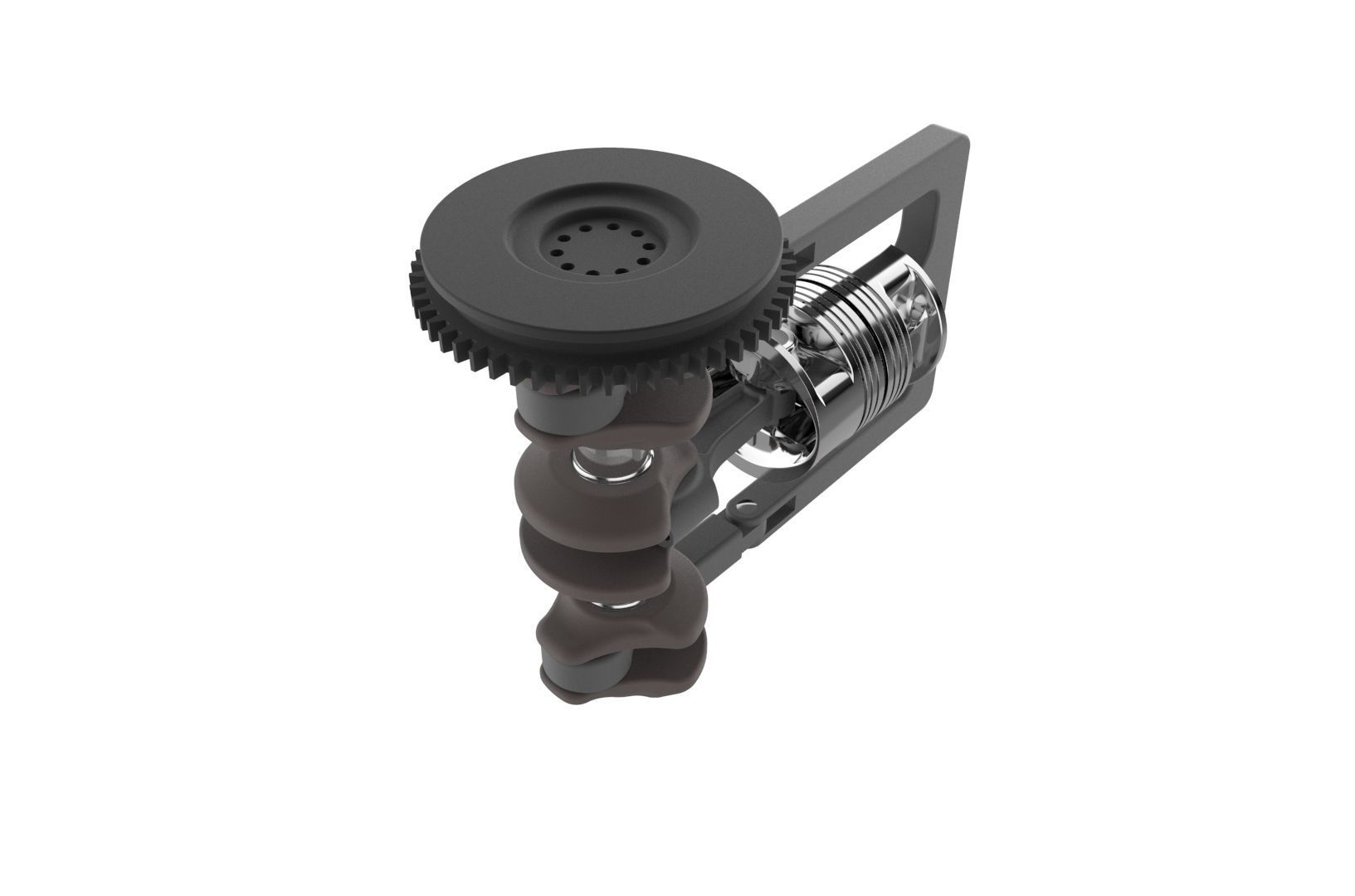 Reciprocating Opposite Piston Engine 3D model 3D printable | CGTrader