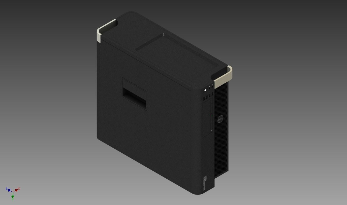 computer tower free 3D model | CGTrader