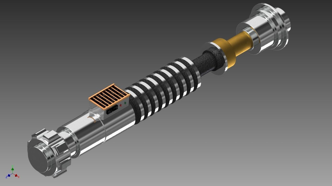 lightsaber star wars light saber free 3D model | CGTrader