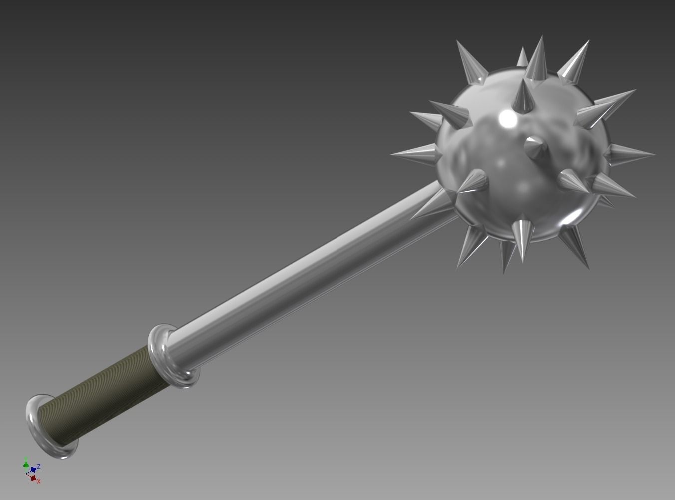 mace free 3D model | CGTrader