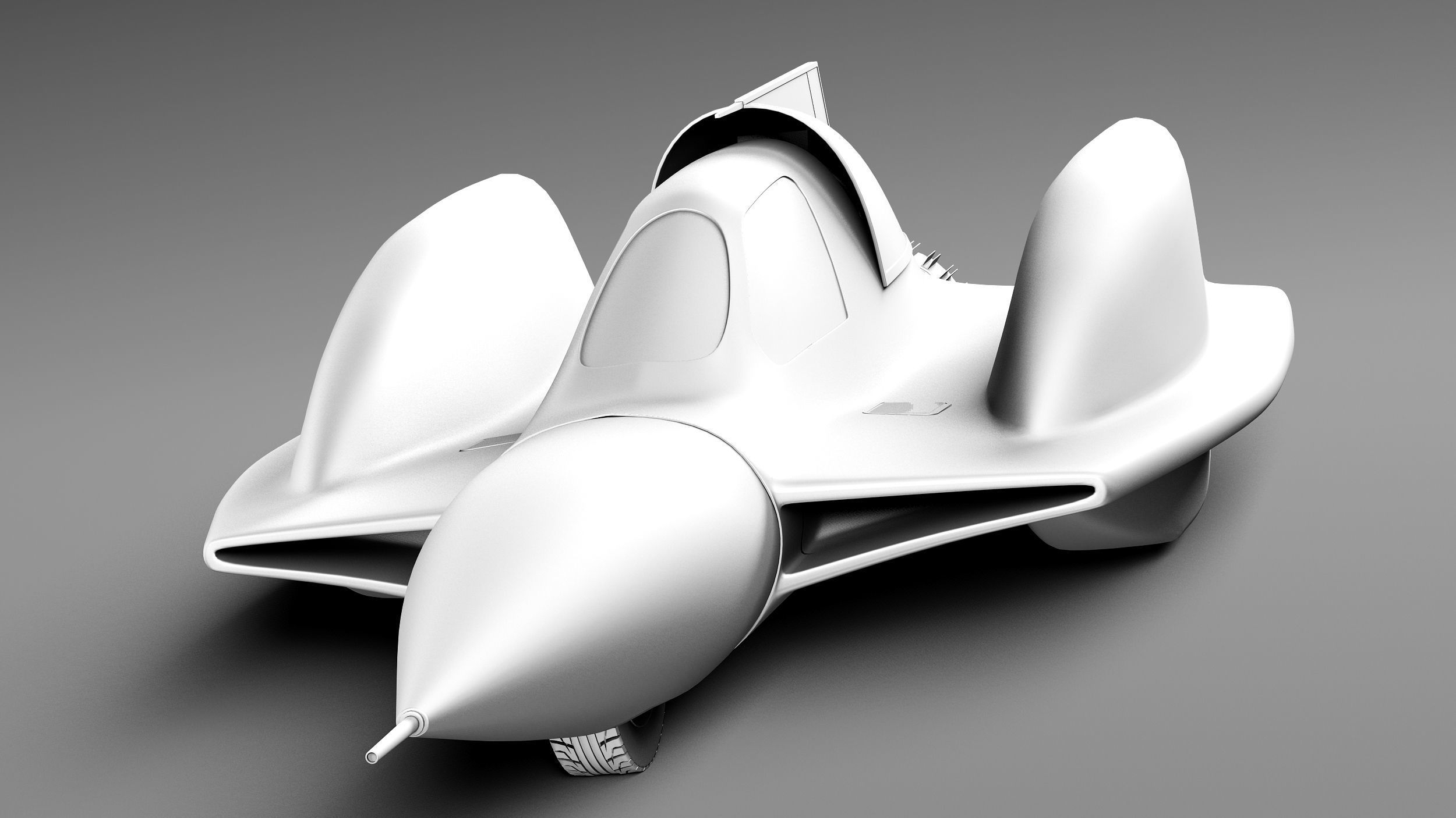 Turbo Sonic Concept Car Free Sample Model free 3D model | CGTrader