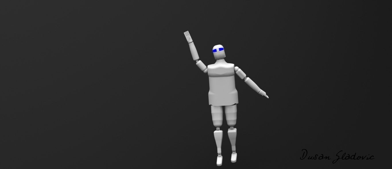 Humanoid free 3D model | CGTrader