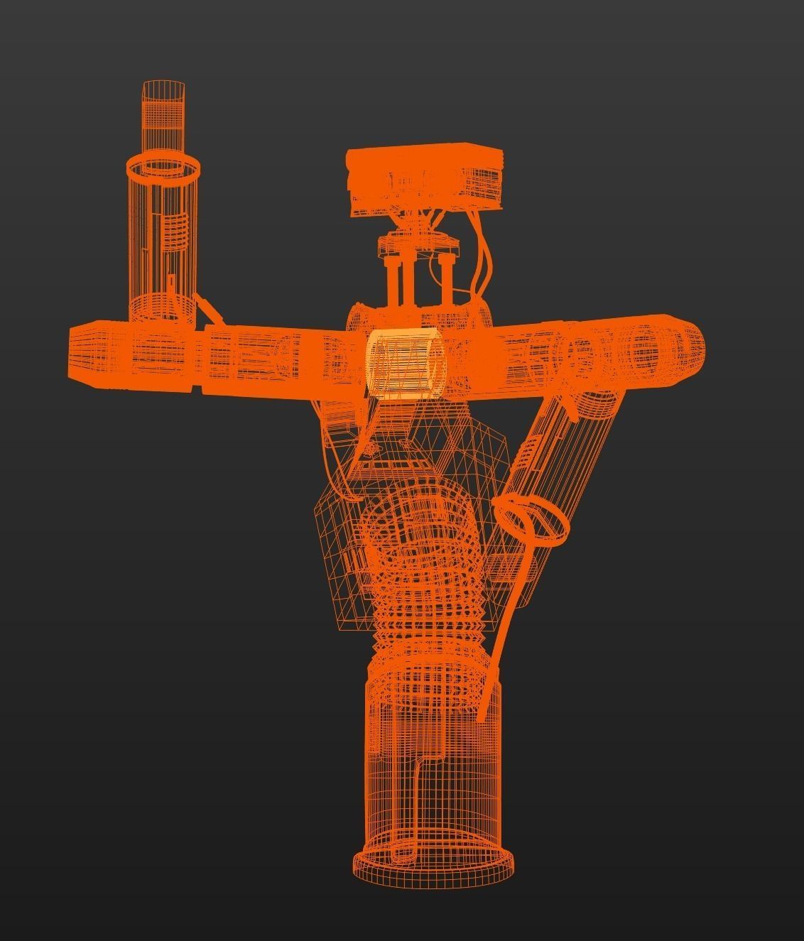 Robot with arms and legs 3D model | CGTrader