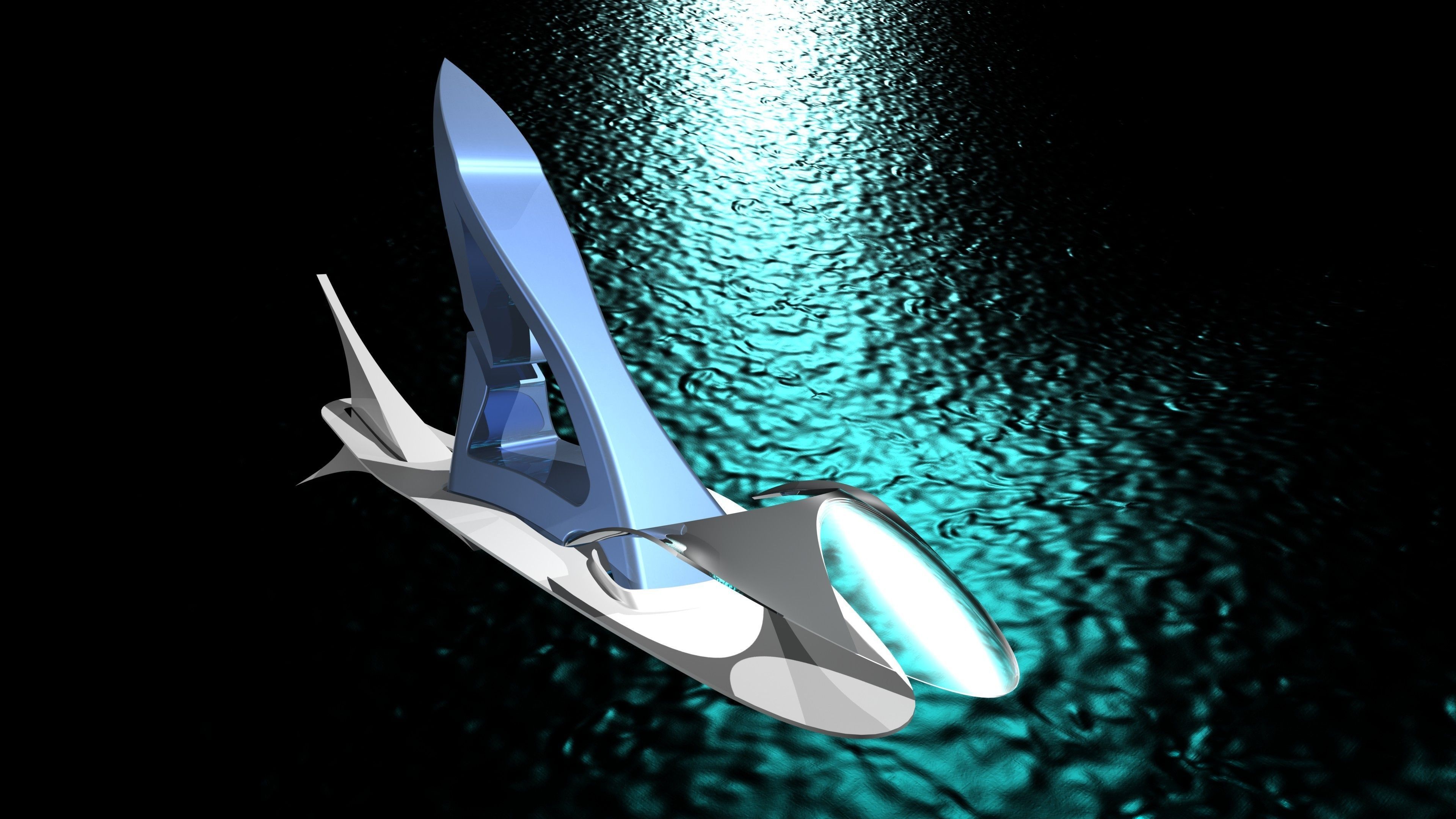 abstract ship free 3D model | CGTrader