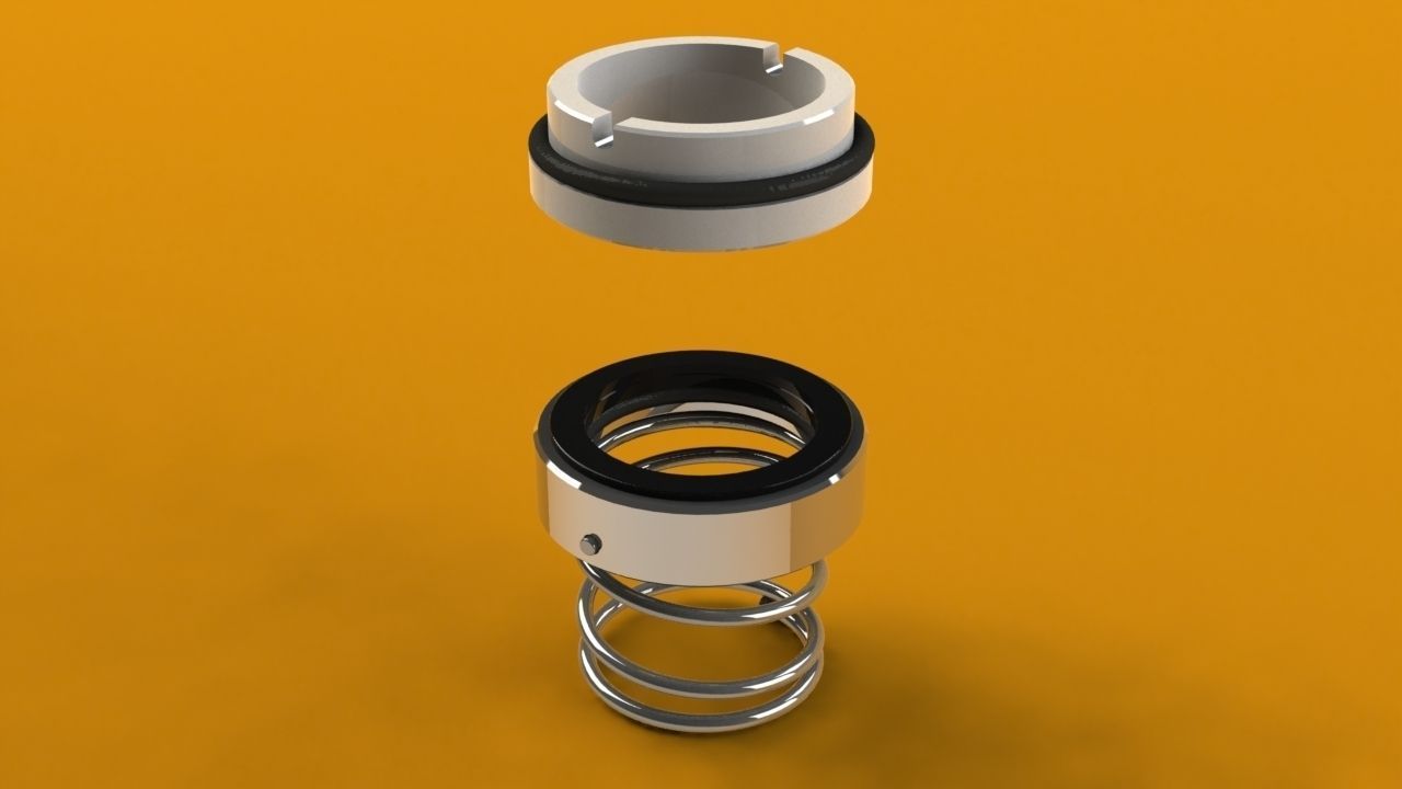 Mechanical seal free 3D model | CGTrader
