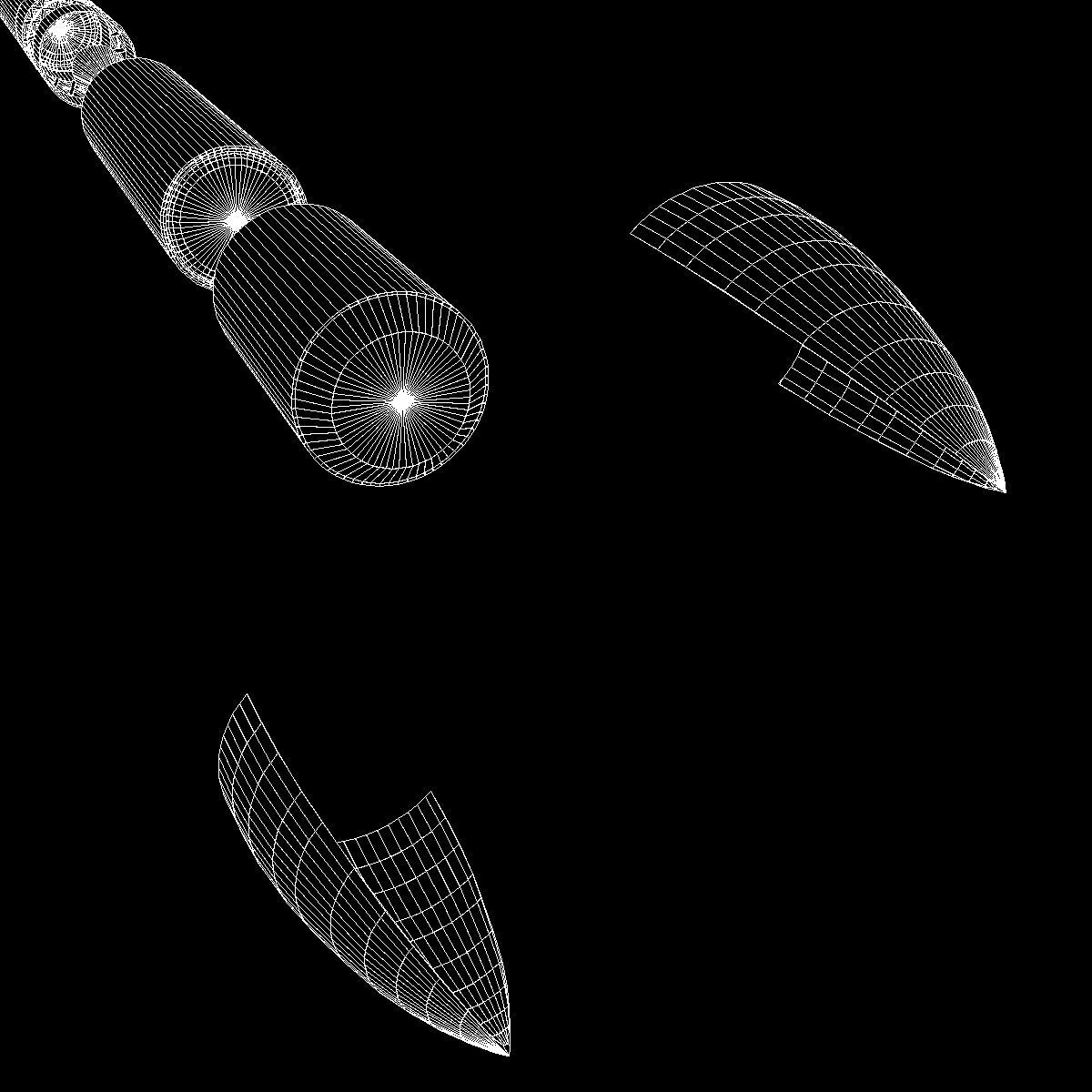Nano Rocket 3D model | CGTrader