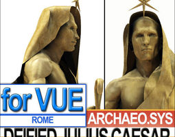 Roman Priest Flamen Props Poser Daz 3D Model OBJ 3DS C4D VUE PZ3 PP2 ...