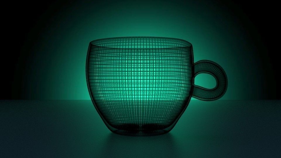 Realistic Cup with animated water 3D model animated | CGTrader