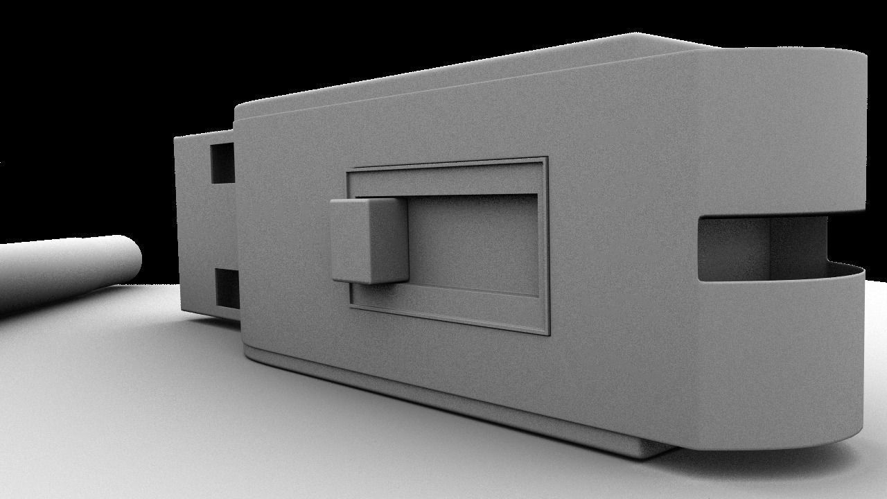 3D model USB Pendrive model VR / AR / low-poly | CGTrader