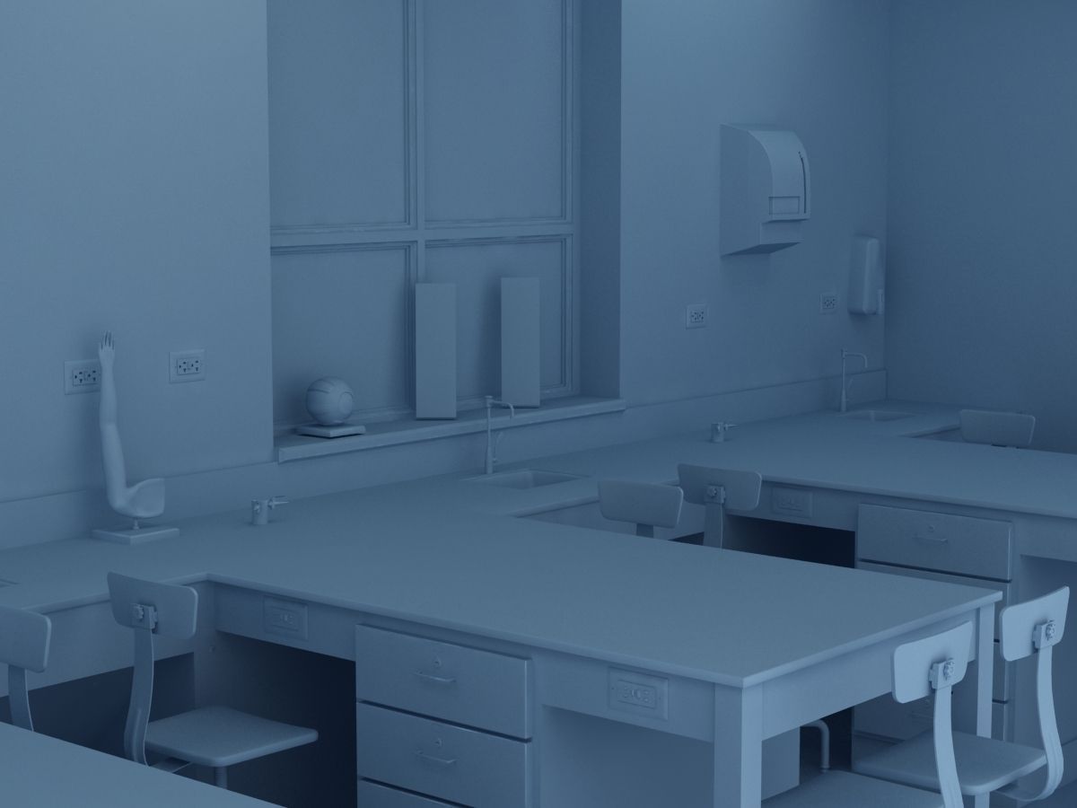 Science Laboratory 01 3D model | CGTrader