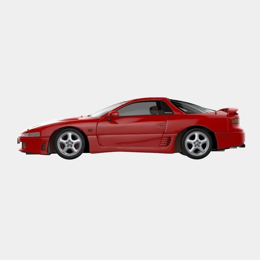 1990 Mitsubishi 3000GT 3D model | CGTrader
