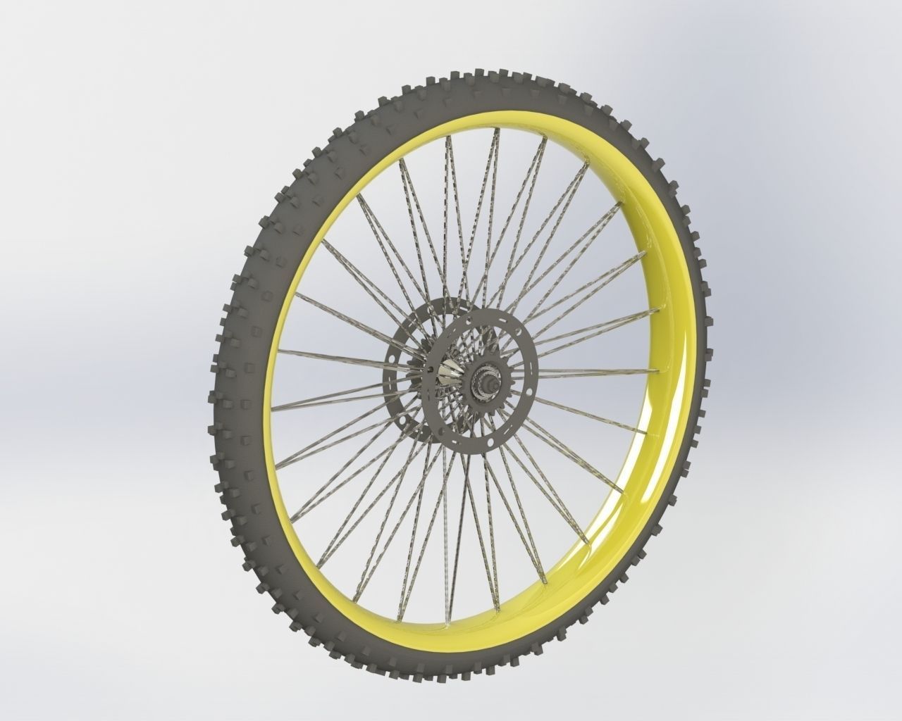 Bicycle Wheel free 3D model | CGTrader