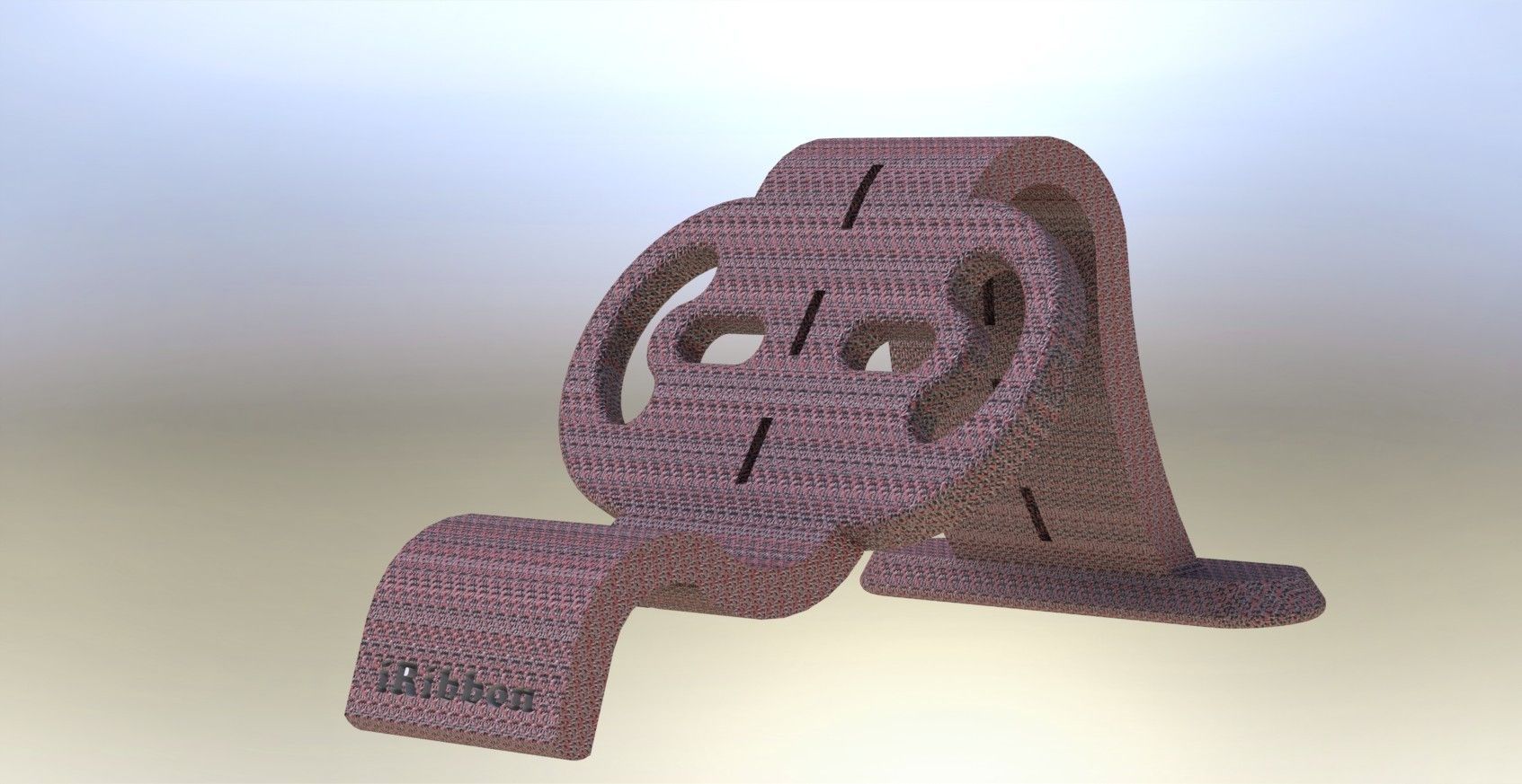 Ribbon stand iRibbon free 3D model | CGTrader