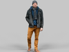 3D model Casual Male Walking Pose VR / AR / low-poly | CGTrader