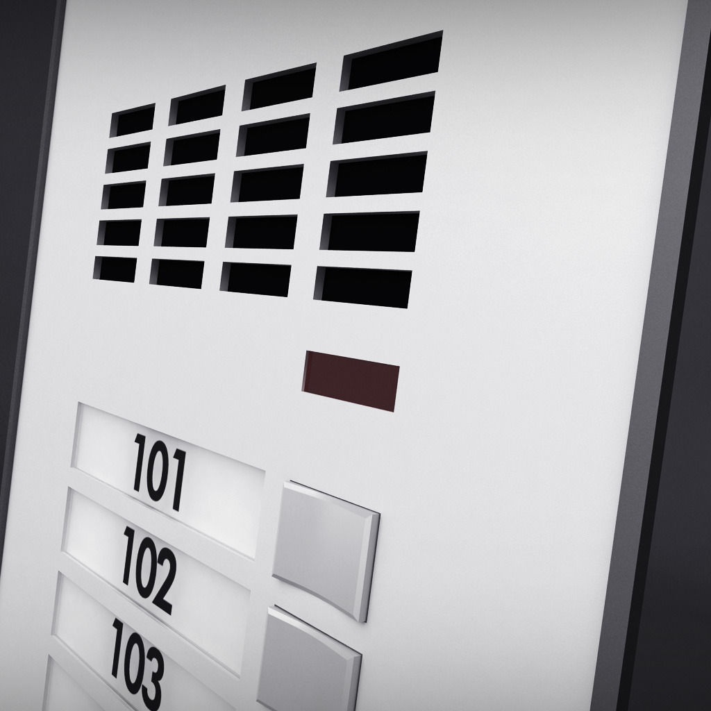 Intercom pack 3D model | CGTrader